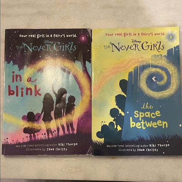 Disney | Toys | Disney The Never Girls Book Set In A Blink The Space ...